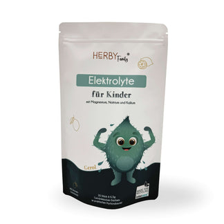 Elektrolyte für Kinder bei Durchfall, Magen-Darm und Sport – Herby Family
